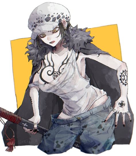 Trafalgar Law And Law Chan One Piece Drawn By Rei Su Danbooru