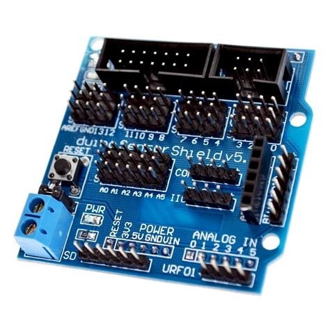 Плата расширения Arduino Sensor Shield V50 Sensorshieldv5 купить за 252 ₽ АРДУИНО Kit