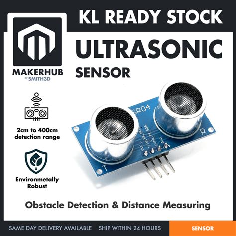 Ultrasonic Sensor HC SR Ultrasonic Range Detection Distance Finder Obstacle Avoidance For
