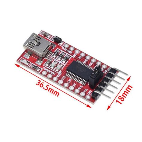 High Quality Ft232rl Ftdi Usb 33v 55v To Ttl Serial Adapter Module