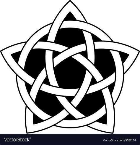 Abstract Celtic Knot Design