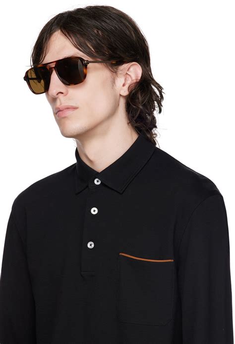 Tom Ford Tortoiseshell Crosby Sunglasses Tom Ford
