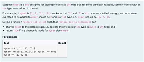 Solved Suppose Myset Is A Set Designed For Storing Integers