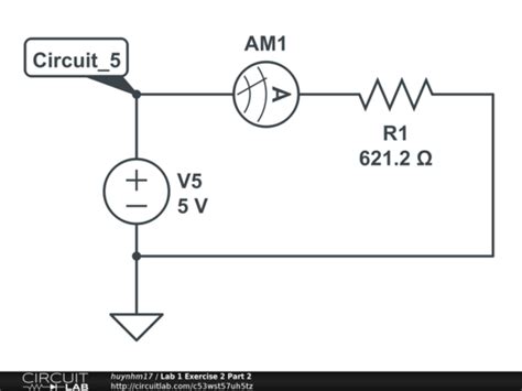 Lab Exercise Part CircuitLab