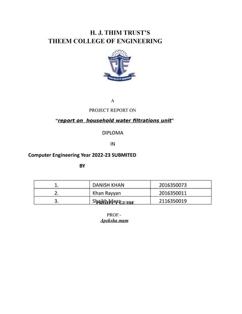 Osy Microproject Grp05 Copy H J Thim Trusts Theem College Of