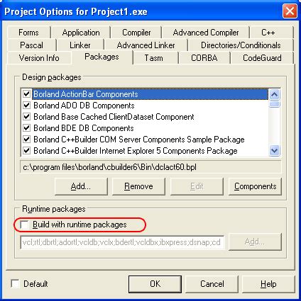Compiling C Builder 6 Applications With Debug Information