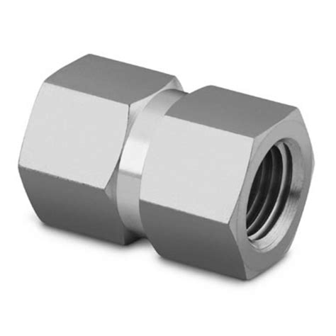 Stainless Steel Pipe Fitting Hex Coupling 1 4 In Female Npt Swagelok