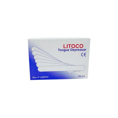 Que Đè Lưỡi Gỗ Litoco Hộp 100 Que Liworldco