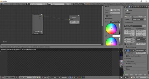 video preview disappears after adding a color balance node blender