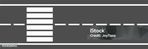 가로 도시도로 2 차선 및 횡단 보도 패턴 및 배경 벡터 일러스트 레이 션에 대 한 두발자전거에 대한 스톡 벡터 아트 및 기타 이미지 두발자전거 오솔길 얼룩말 건널목