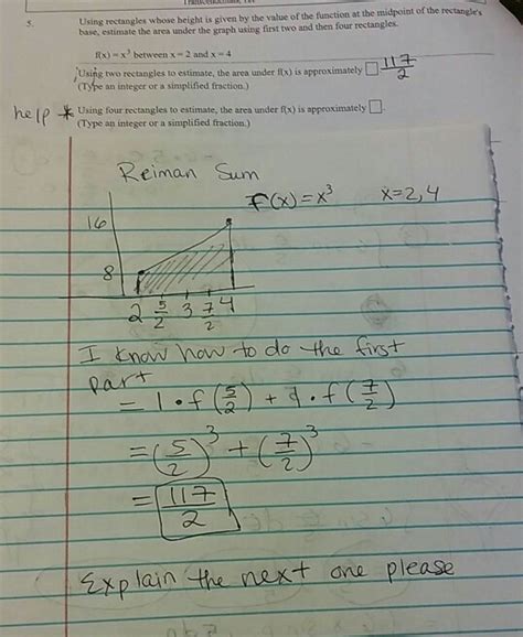 Solved Using Rectangles Whose Height Is Given By The Value Chegg