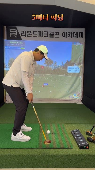 스크린파크골프 퍼팅 파크골프 티샷 파크골프치는법 라운드파크골프 Youtube