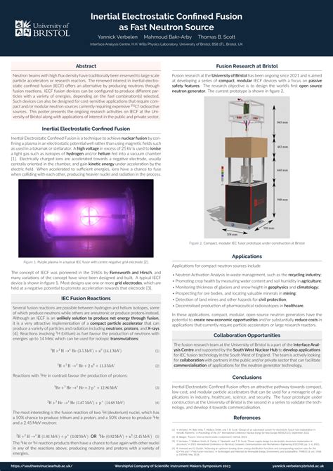 Pdf Inertial Electrostatic Confined Fusion As Fast Neutron Source