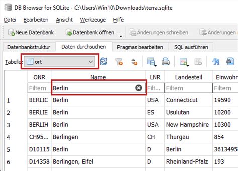 Inf Schule Grenzen Des Terra Modells Exkurs SQLite Datenbank