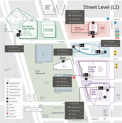 Campus And Building Maps World Trade Center