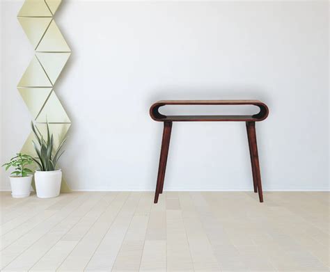 Solid Mango Wood Amaya Chestnut Finished Scandinavian Style