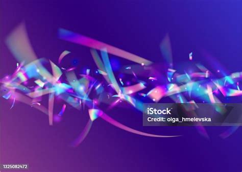 글리치 스파클 현대 미술 만화경 효과 바이올렛 블러 텍스처 금속 카니발 그라데이션 글래머 호일 홀로그램 반짝이 복고풍 전단지 블루 글리치 스파클 결정체에 대한 스톡 벡터