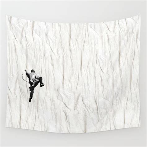 Climbing A Wrinkle Wall Tapestry By Amanda Royale Tapestry Wall