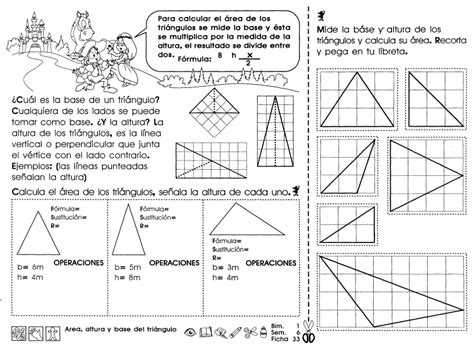 Material De Aprendizaje Material De Aprendizaje Area De Un Triangulo Actividades De