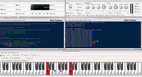 Introduction à La Programmation Midi Avec Python Mido Et Rtmidi 16 Linux ♥ Rouen ♥
