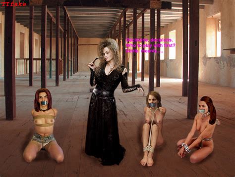 Post Bellatrix Lestrange Bonnie Wright Emma Watson Fakes Ginny Weasley Harry Potter
