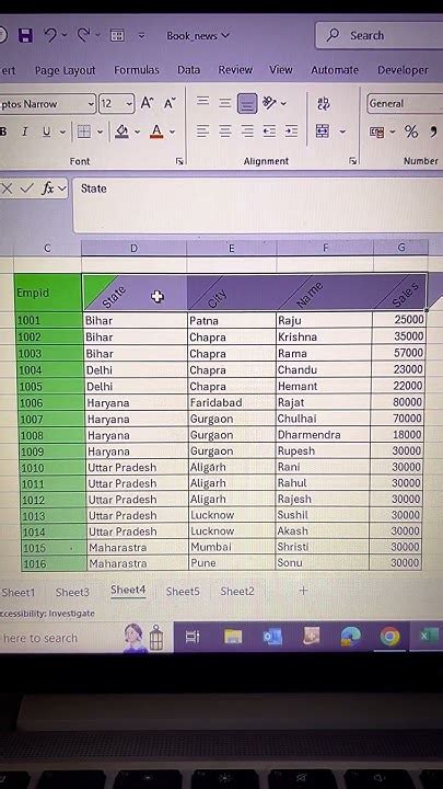 How To Make Angled Headers In Excel Shorts Exceltipsandtricks Youtube