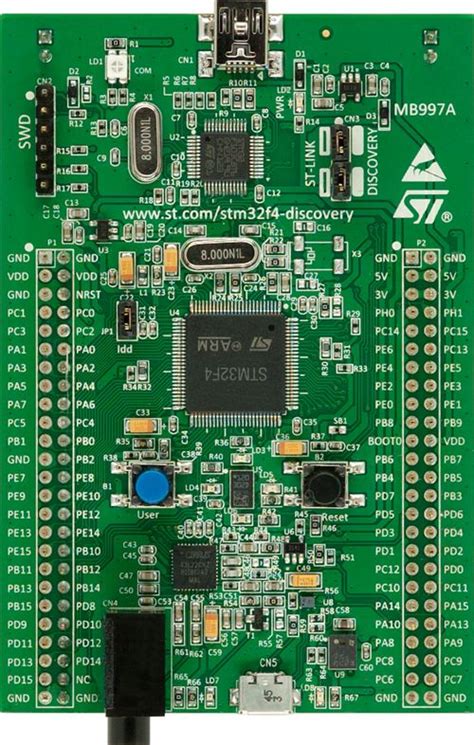 stm32f4discovery kit with stm32f407vg mcu
