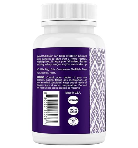 Safrel Melatonin 10mg 200 Count Strawberry Flavor Fast Dissolve Tabl