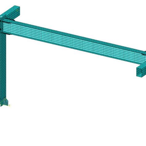 Grid Division Of The Steel Frame Download Scientific Diagram