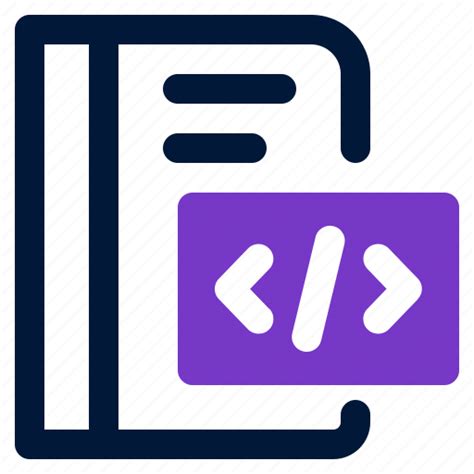 Notebook Coding Book Page Sheet Icon Download On Iconfinder
