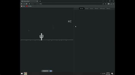 How To Hack Chrome Dino Game With Just 1 Code Youtube