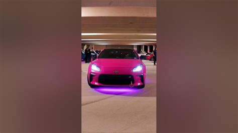 Pink Underglow Toyota Gt86 At Carshow Youtube