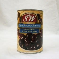 S＆w） ダークスィートチェリー 全形（枝なし・種抜き） 4号缶 439g 業務用食品ショップ マカリロキッチン