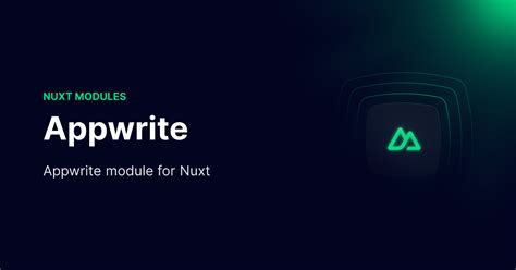 appwrite · nuxt modules