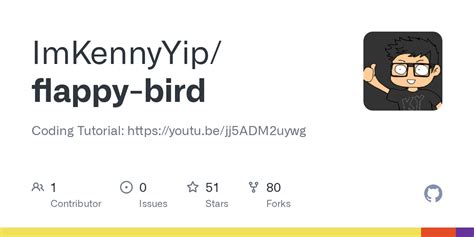 Github Imkennyyipflappy Bird Coding Tutorial Youtubejj5adm2uywg