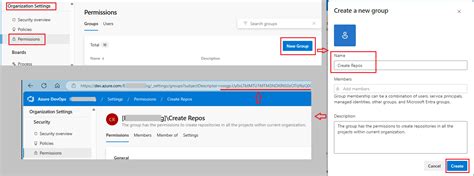 How To Assign Organization Level Permissions To Create Repositories Across All Projects In
