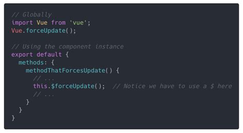 The Correct Way To Force Vue To Re Render A Component Hackernoon