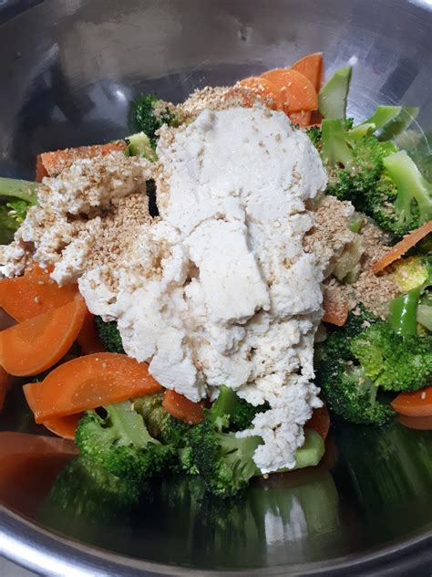 당근브로콜리두부무침~새해엔 건강해보자