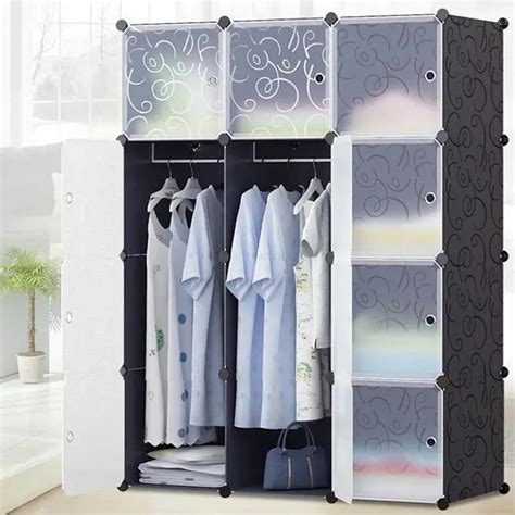 Пластикова складана шафа Storage Cube Cabinet «мр 312 62 чорна