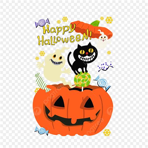 할로윈 일러스트 호박 고스트 손으로 그린 그림 할로윈 호박 유령 Png 일러스트 및 Psd 이미지 무료 다운로드 Pngtree
