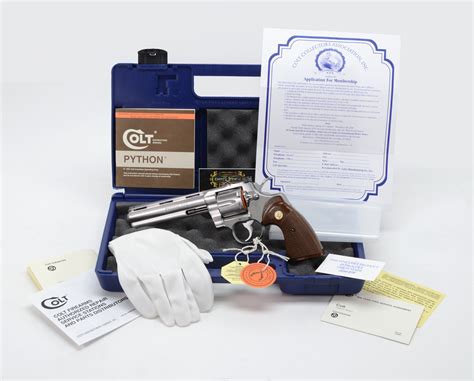 Colt Python Mag Inch Satin Stainless Like New Condition DOM Custom Shop