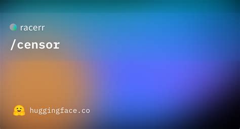 Racerrcensor · Hugging Face