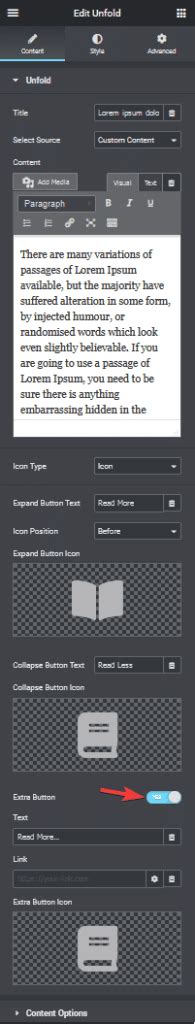 Unfold Elementor Widget Settings Overview The Plus Addons For Elementor