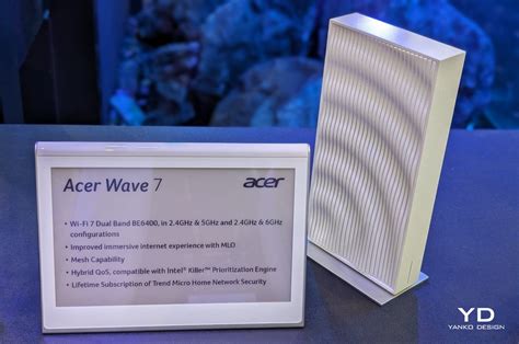 Acer Wave 7 Wi Fi 7 Mesh Router Brings A Less Stressful Design To Your Desk Yanko Design