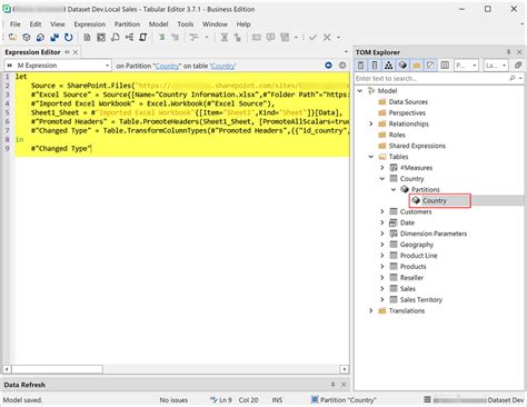How To Add A Sharepoint File As A Data Source To A Power Bi Dataset Using Tabular Editor Bits2bi