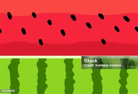 수박 질감 매끄러운 패턴 씨앗과 녹색 피부와 추상적 인 붉은 여름 배경 멜론에 대한 스톡 벡터 아트 및 기타 이미지 멜론 물 질감 Istock