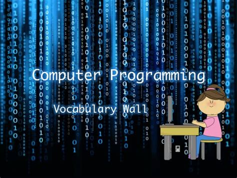 Computer Programming Vocabulary By Amy Labrecque Tpt