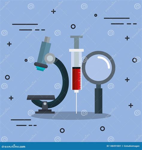 Medical Anaylsis Design Stock Illustration Illustration Of Instrument 148491801