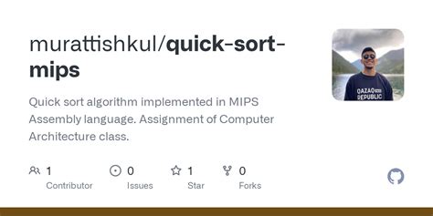 Github Murattishkulquick Sort Mips Quick Sort Algorithm Implemented