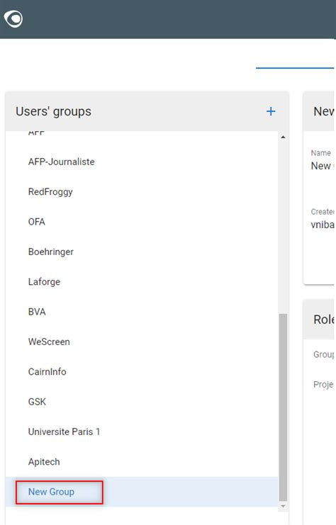 How To Create A New User Within A Group Kairntech Documentation